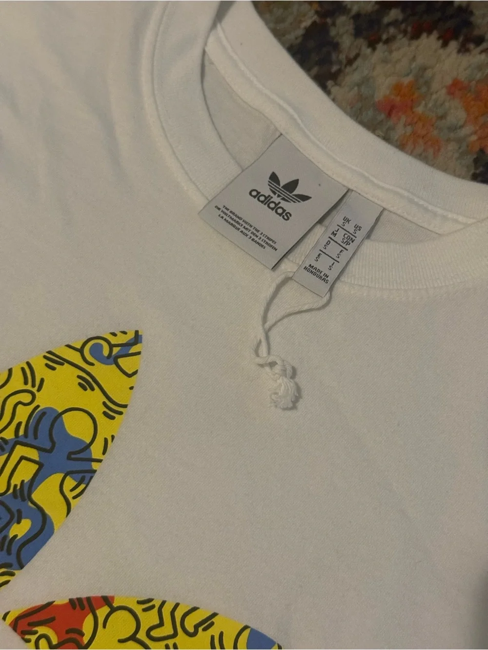 adidas | Shirts | Rare Adidas Originals X Keith Haring Graphic Trefoil ...